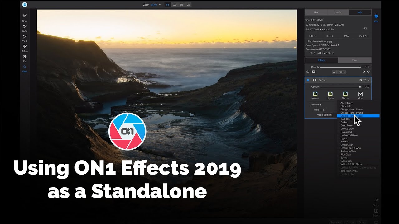 Using ON1 Effects 2019 as a Standalone - ON1 - ON1