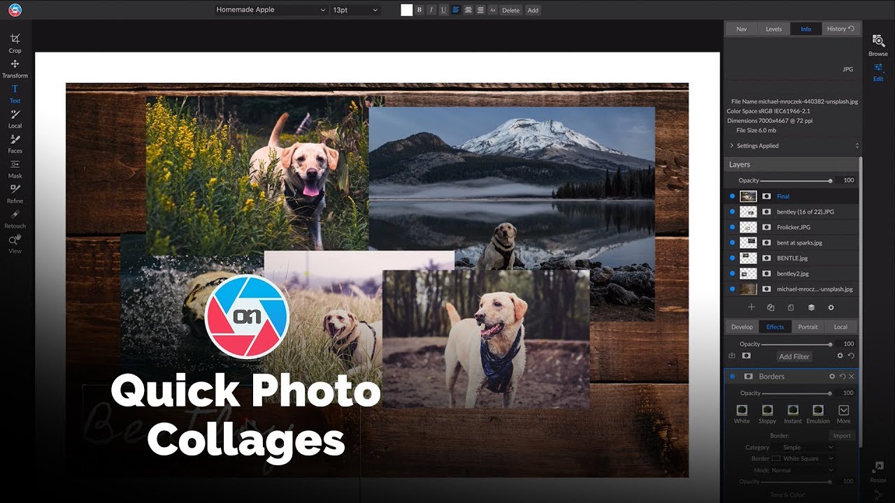Quick & Easy Photo Collages - ON1 - ON1
