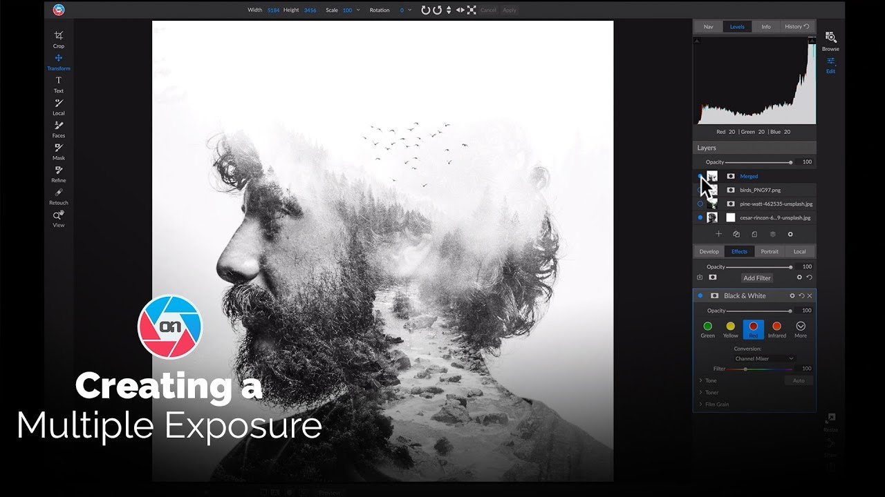 Making a Quick Multiple Exposure - ON1