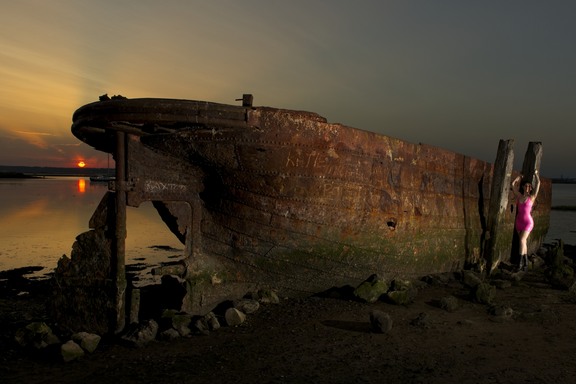 Wreck at Sunset - ON1 Plus Community Gallery - ON1