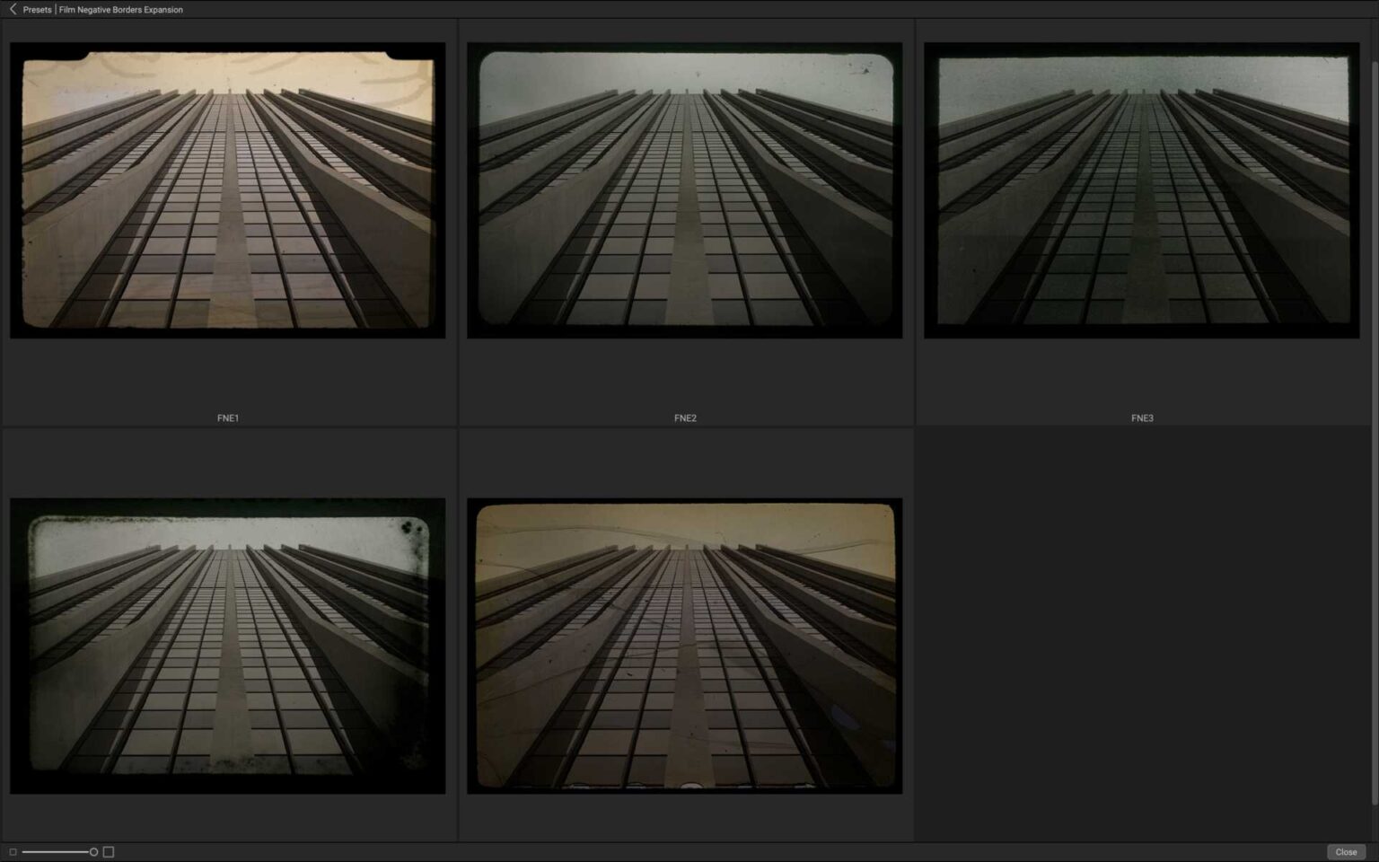 Film Negative Borders Plus Expansion - ON1