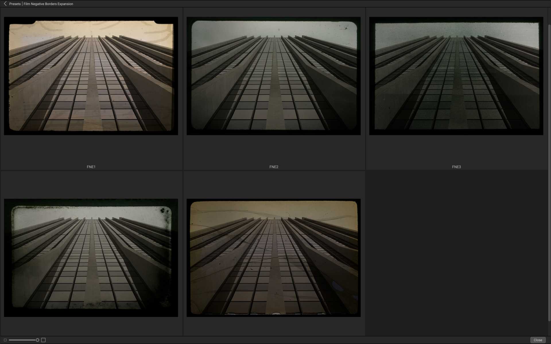 Film Negative Borders Plus Expansion - ON1