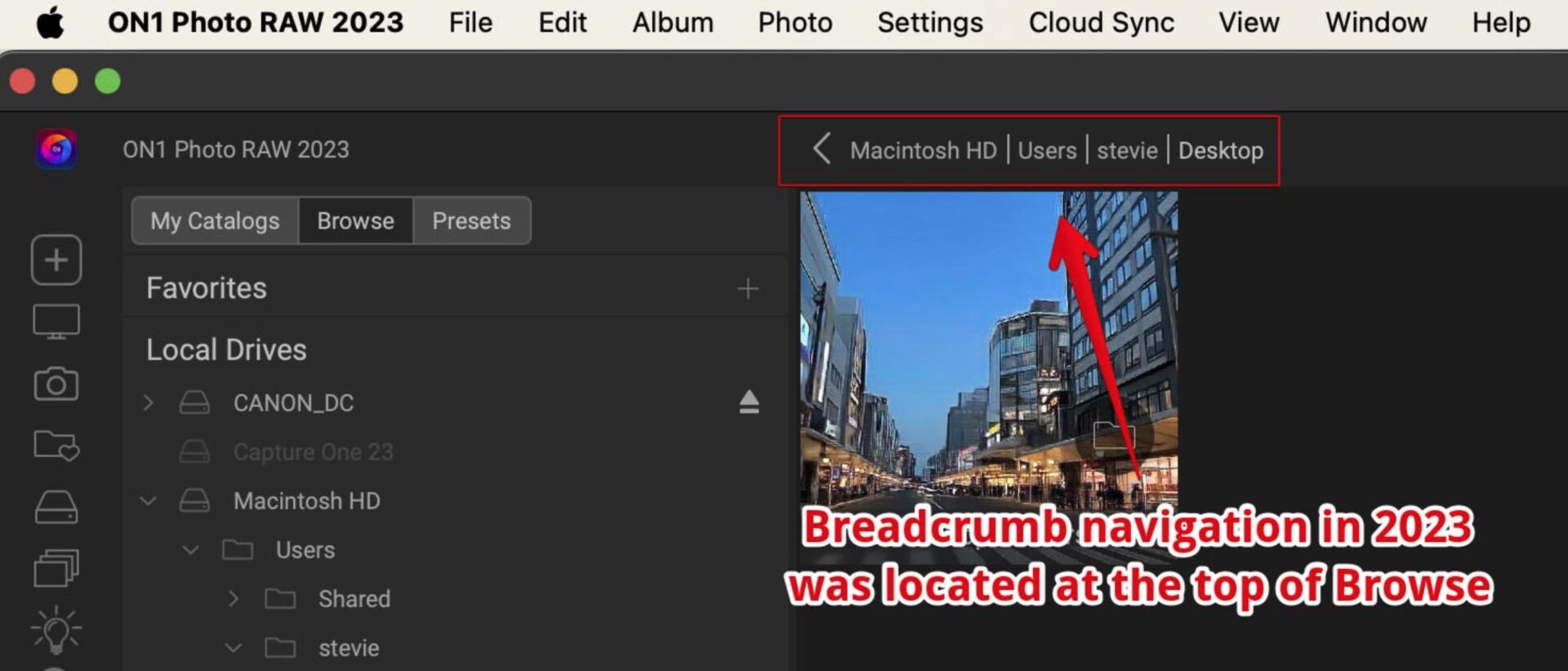User Interface Tips for ON1 Photo RAW 2024–When Coming from Version 2023 - ON1