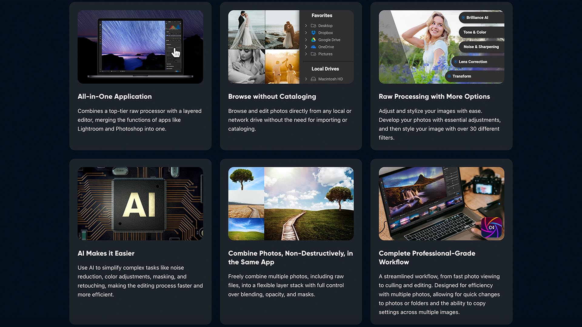 All-in-One RAW Photo Editor: A Lightroom & Photoshop Alternative with AI Tools