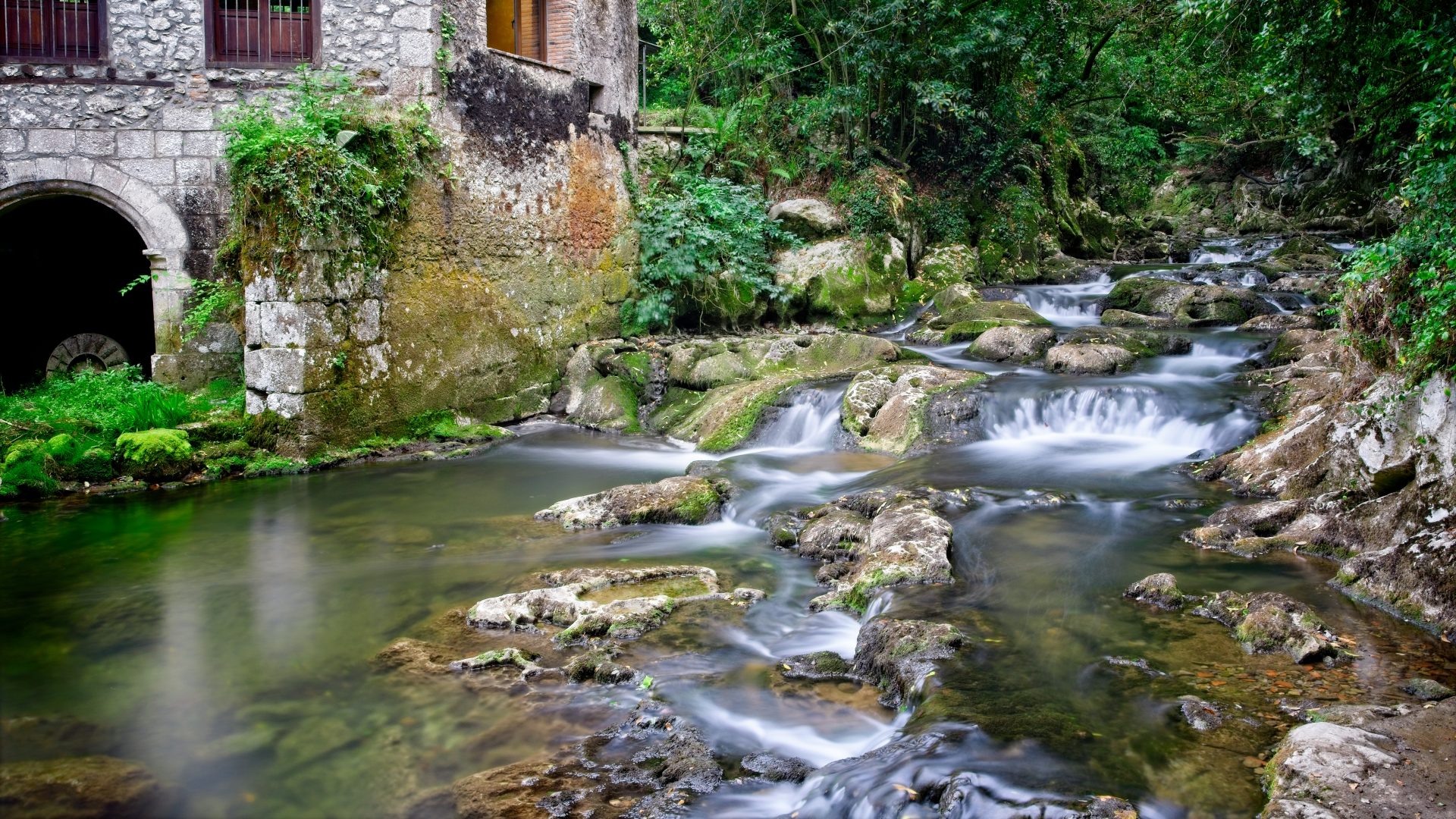 The river and the water mill - ON1